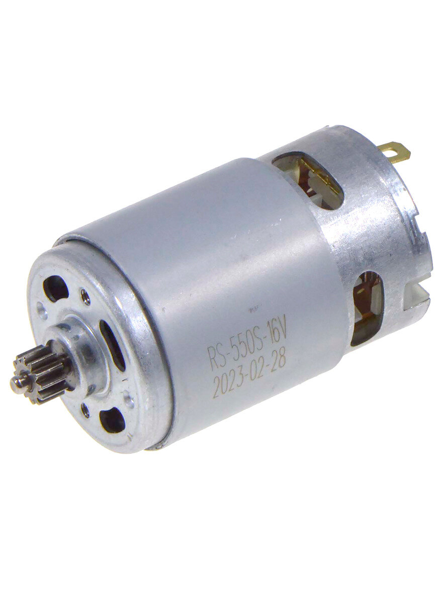 Двигатель RS-550 DC 14.4V с шестерней Z12 в сборе для дрели-шуруповерта STEHER CD-160-2