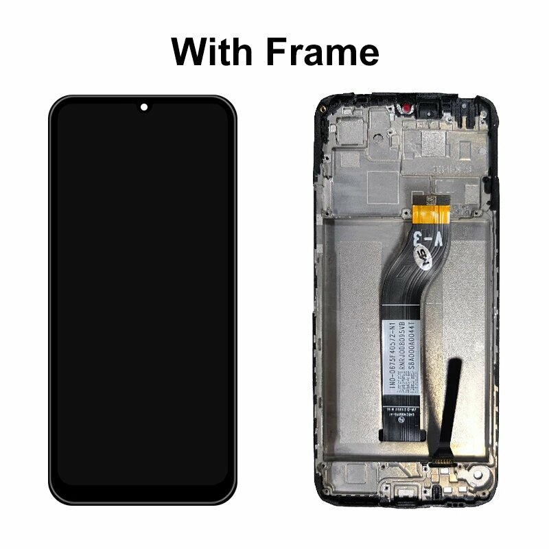 Дисплей LCD Для Xiaomi Redmi 13C С Сенсорным Экраном И Цифровым Преобразователем Black No Frame