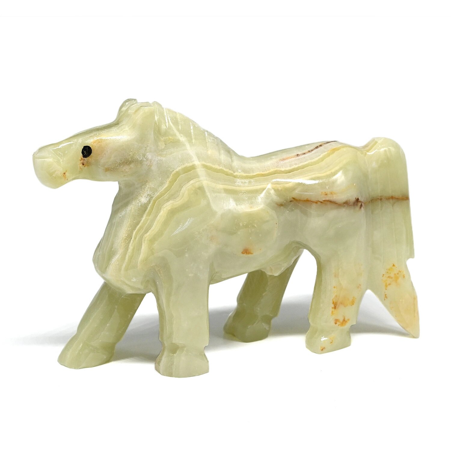 Лошадь из оникса №6 (155*40*105мм) .