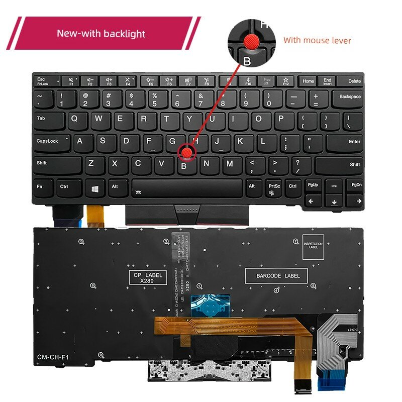 Подходит для клавиатуры Lenovo Thinkpad X13 Gen1 L13 Yoga Gen2 S2 Yoga 5-го поколения Совершенно новая модель с