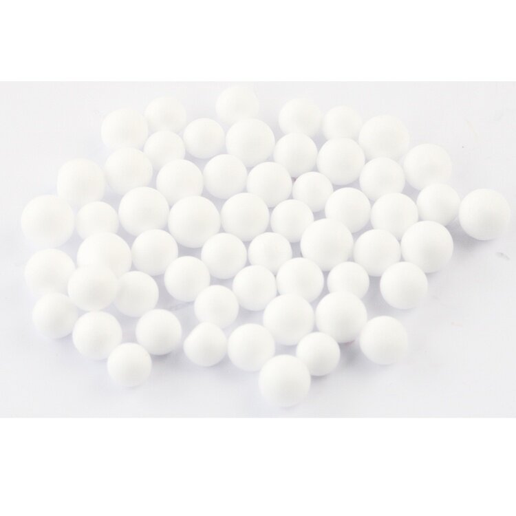 Шарики пенопластовые КНР диаметр 6-8 мм, белые, универсальные, 10 г