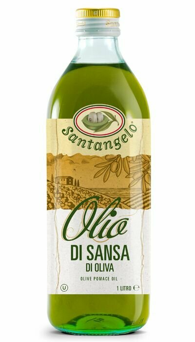Масло оливковое рафинированное Olio di Sansa /Pomace Olive Oil Santangelo Италия 1л
