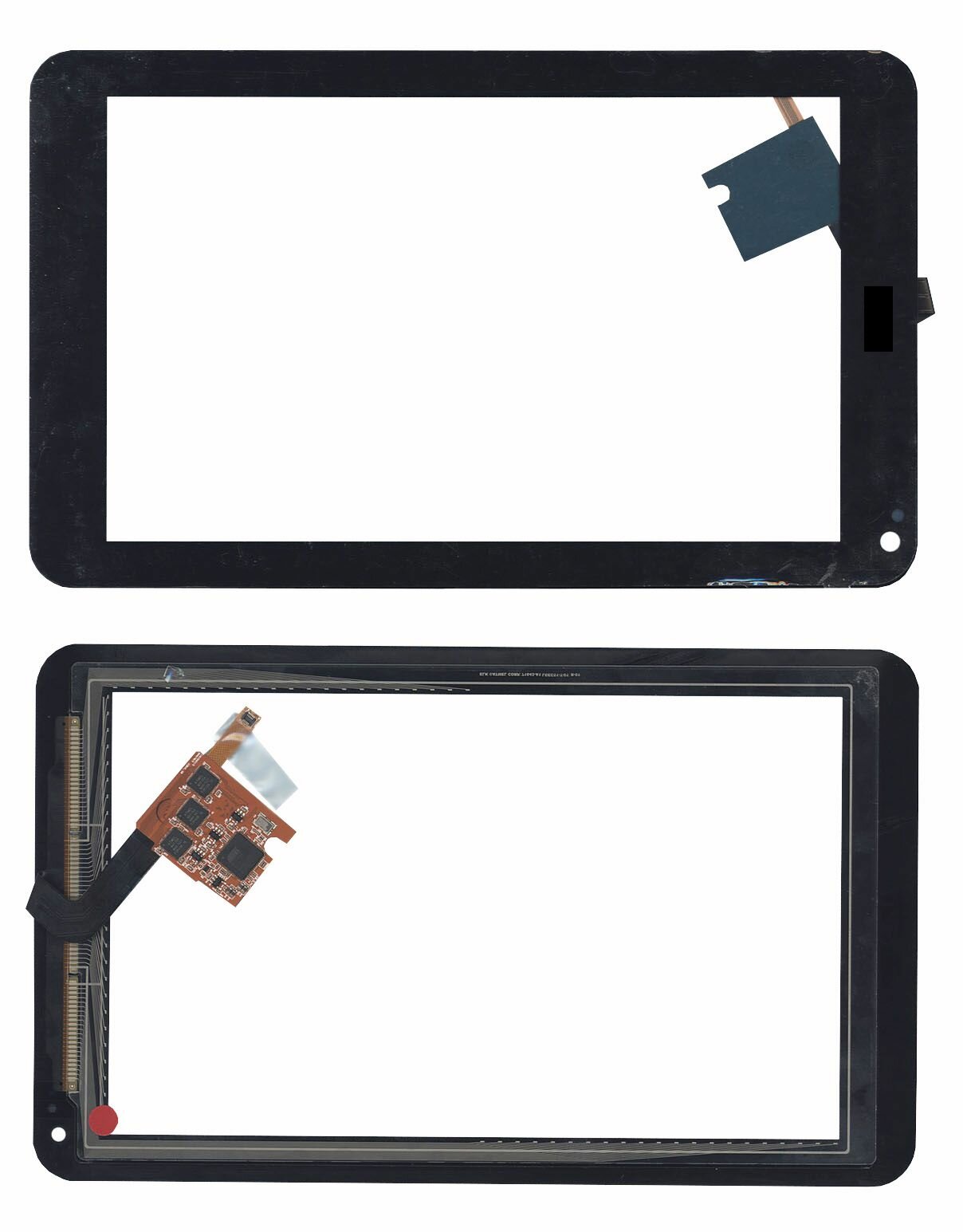 Сенсорное стекло (тачскрин) 8.9", для LG Optimus Pad V900 черное, 1280x768 (WXGA)