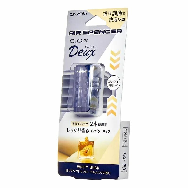 Ароматизатор на кондиционер GIGA Deux - WHITY MUSK