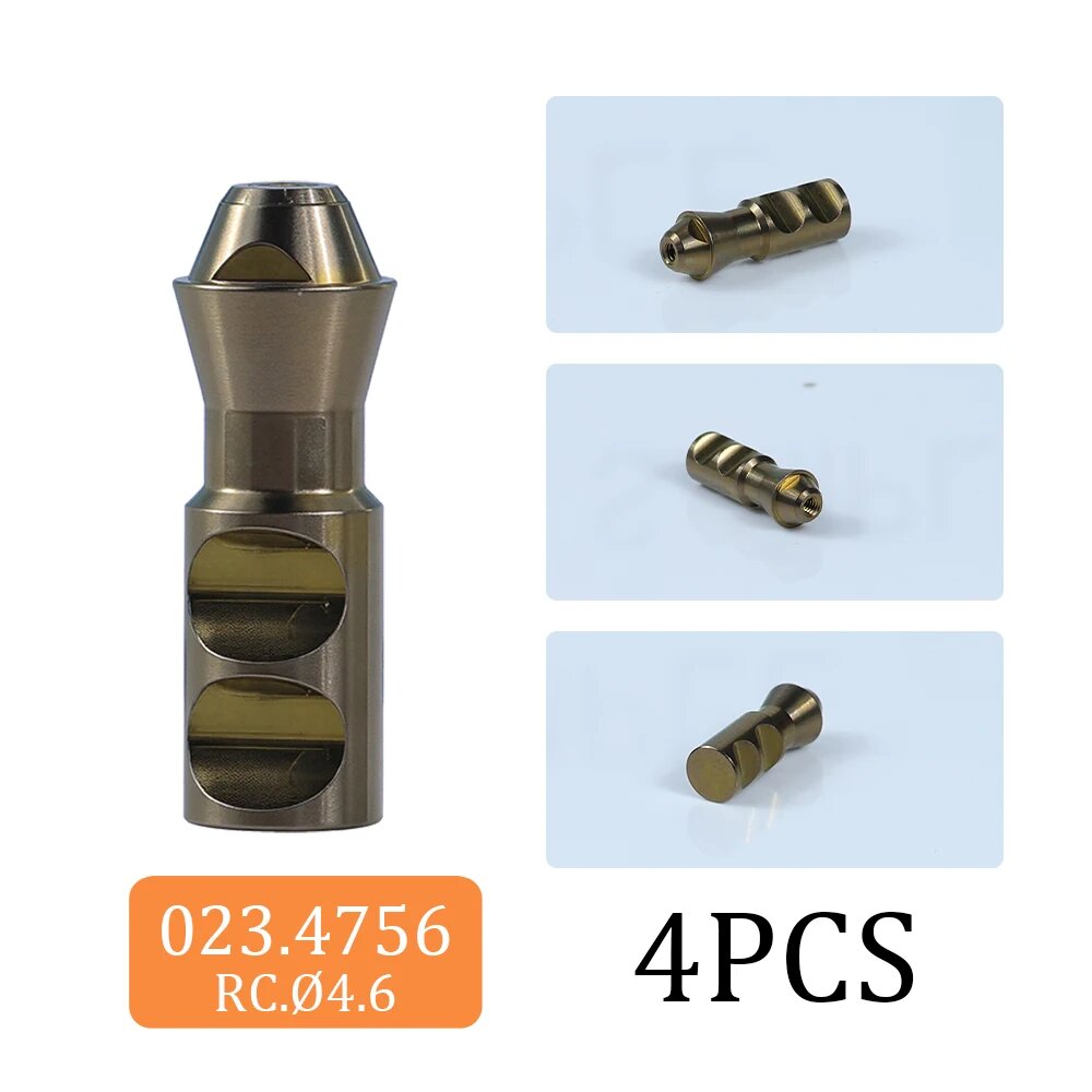 4 шт, гипсовый аналог имплантата Dentsy, совместимый с Osstem, Dentium, ITI ITI Analog RC