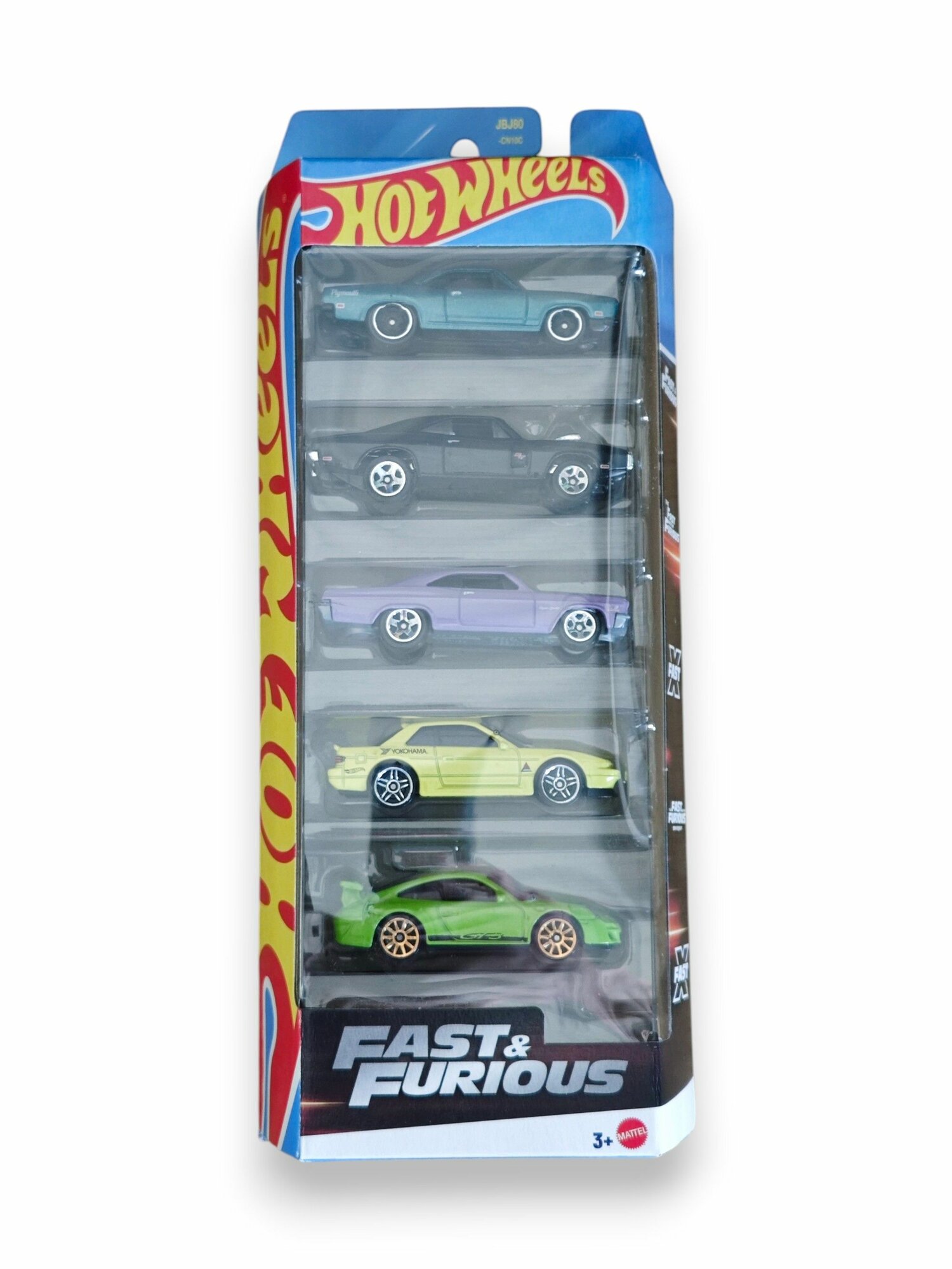 Подарочный набор Hot Wheels / Хот Вилс машинки 5 шт, Fast&Furious 1806 JBJ80