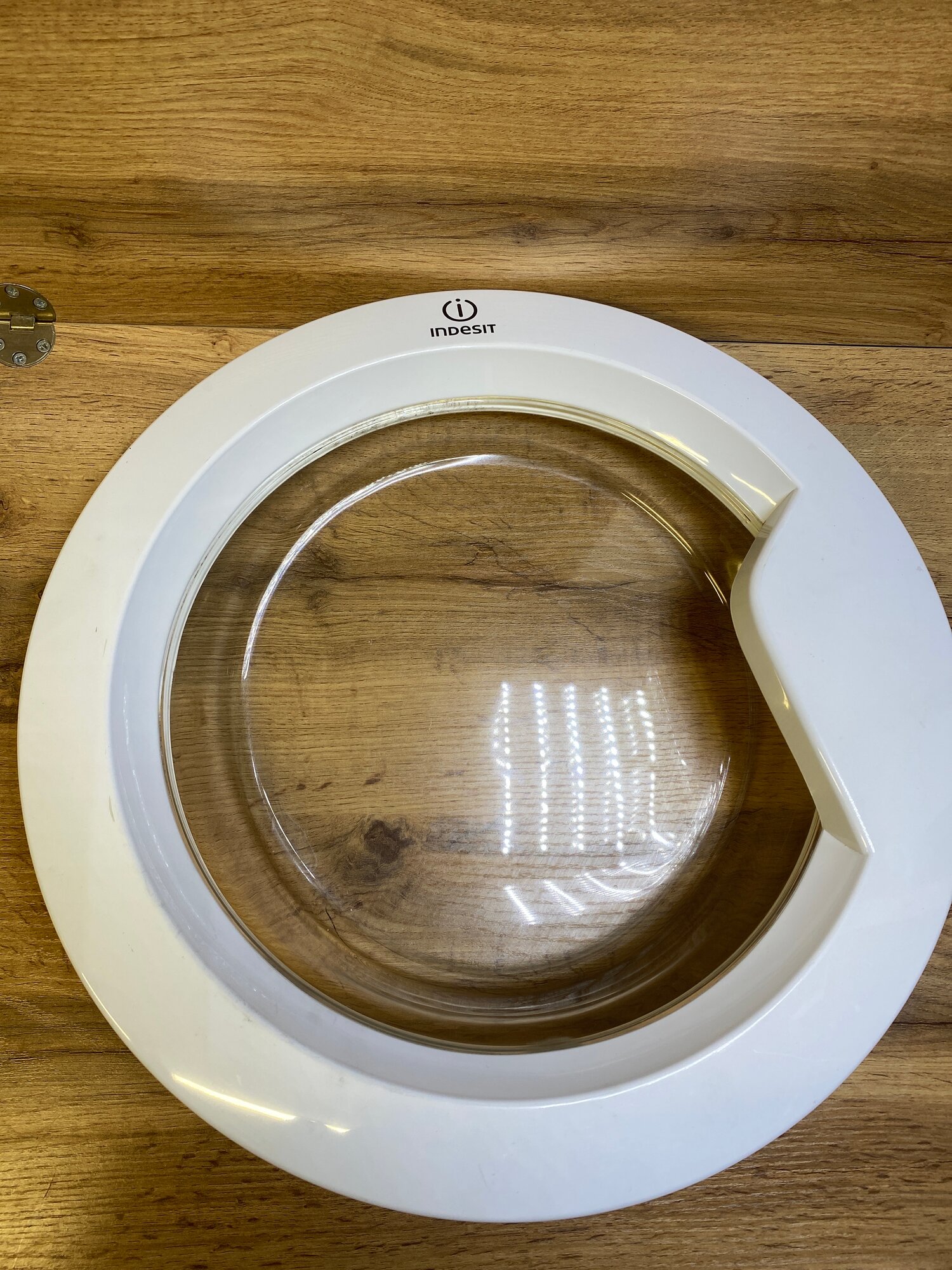 Дверца люка для стиральной машины Indesit IWUD4085, оригинал, б/у