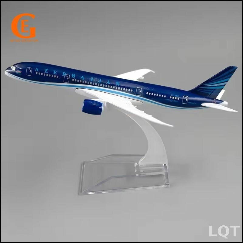 Металлическая Модель Самолета Боинг 787, Азербайджанские Авиалинии B787