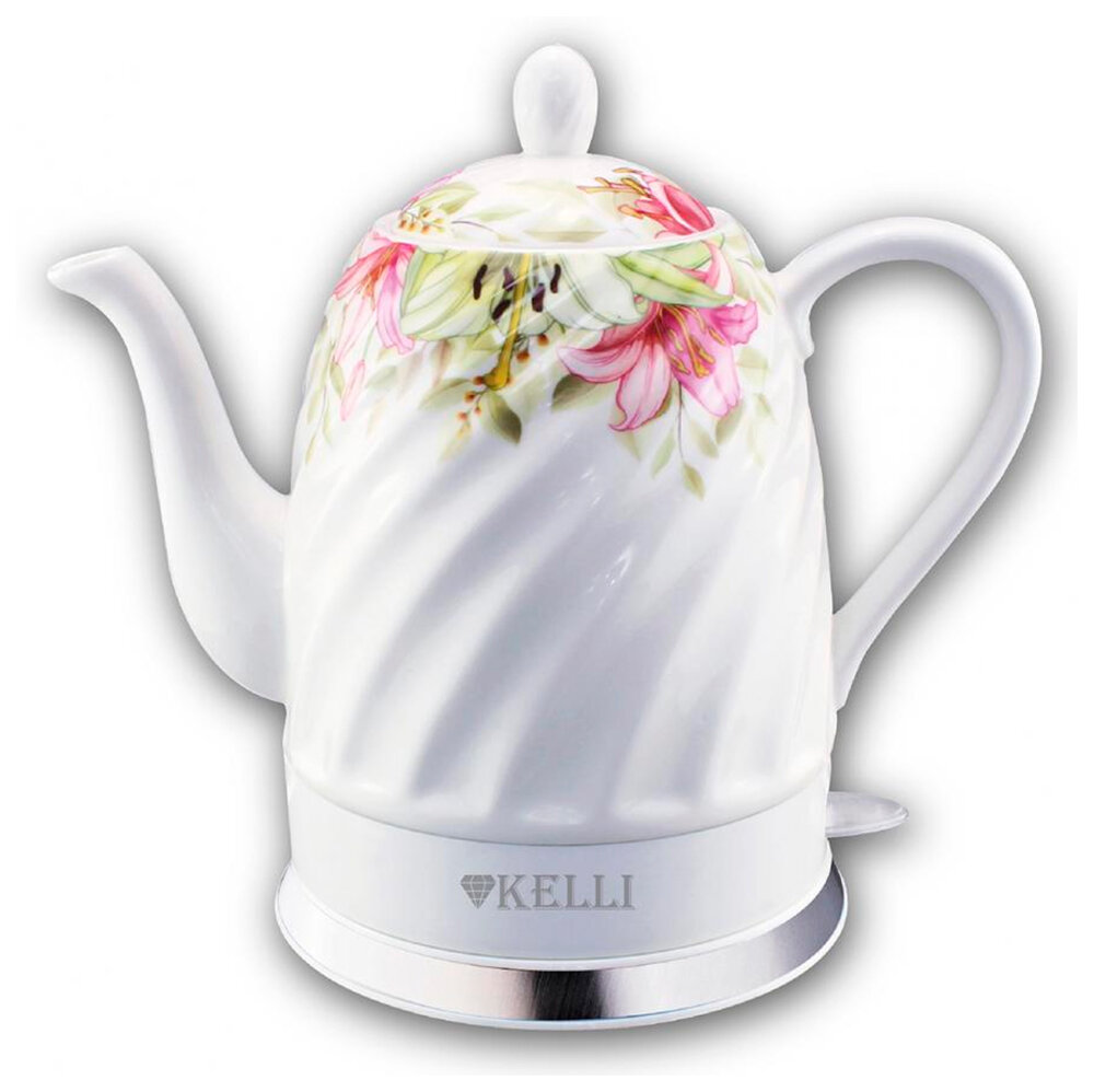 Чайник электрический Kelli KL-1383, 1.7 л, керамический