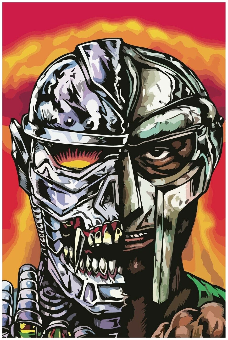Картина по номерам на холсте MF DOOM - 404 40X60