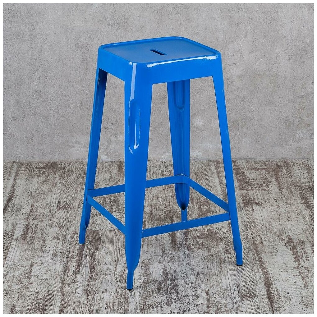 Табурет Decor of Today СС0987, барный, антивандальный, металл, синий
