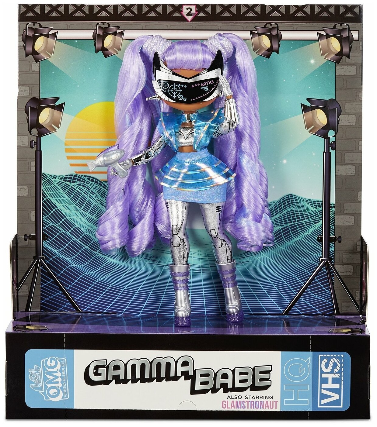 Кукла L. O. L. SURPRISE! OMG Movie Magic Doll Gamma Babe, ЛОЛ сюрприз ОМГ Магия Кино Гамма Бейб ...