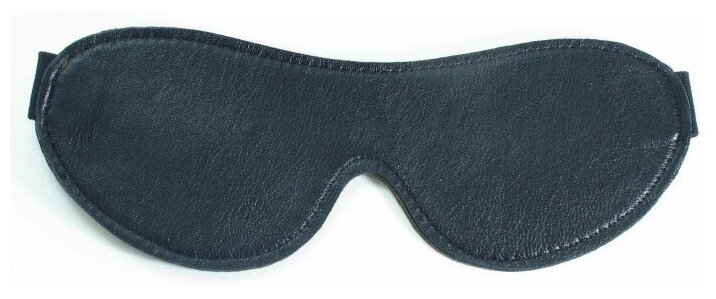 Черная кожаная маска на глаза