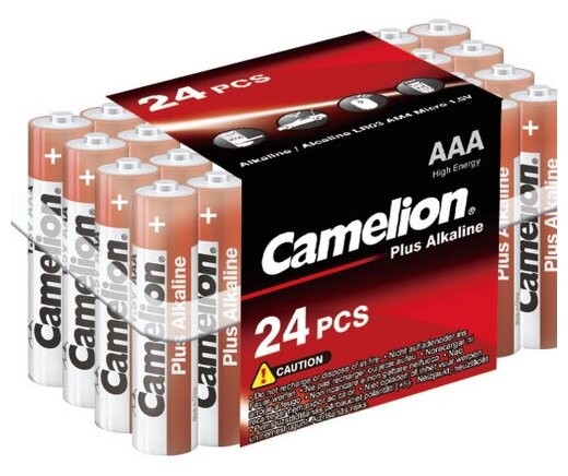 Элемент питания Camelion Plus Alkaline AAA LR03 бл 24