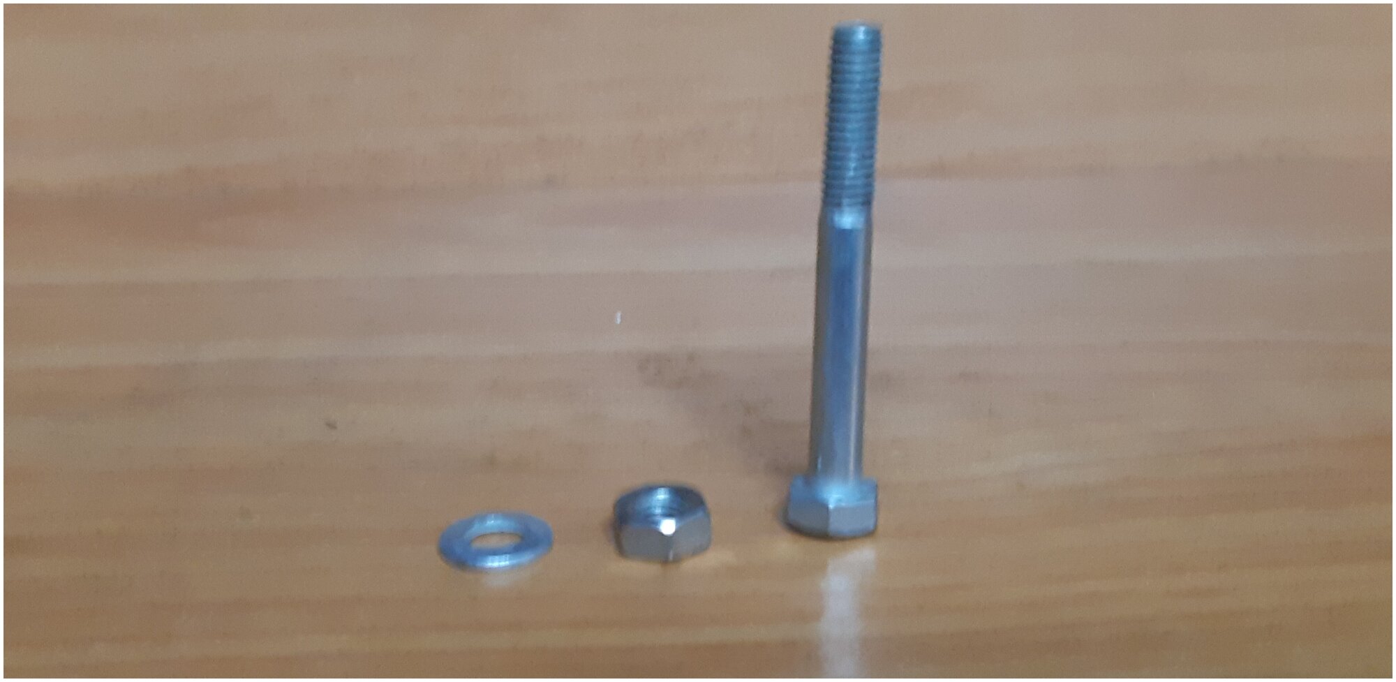 Болт М6х50 (длина резьбы 20 мм)+ гайка, шайба (10 шт.)