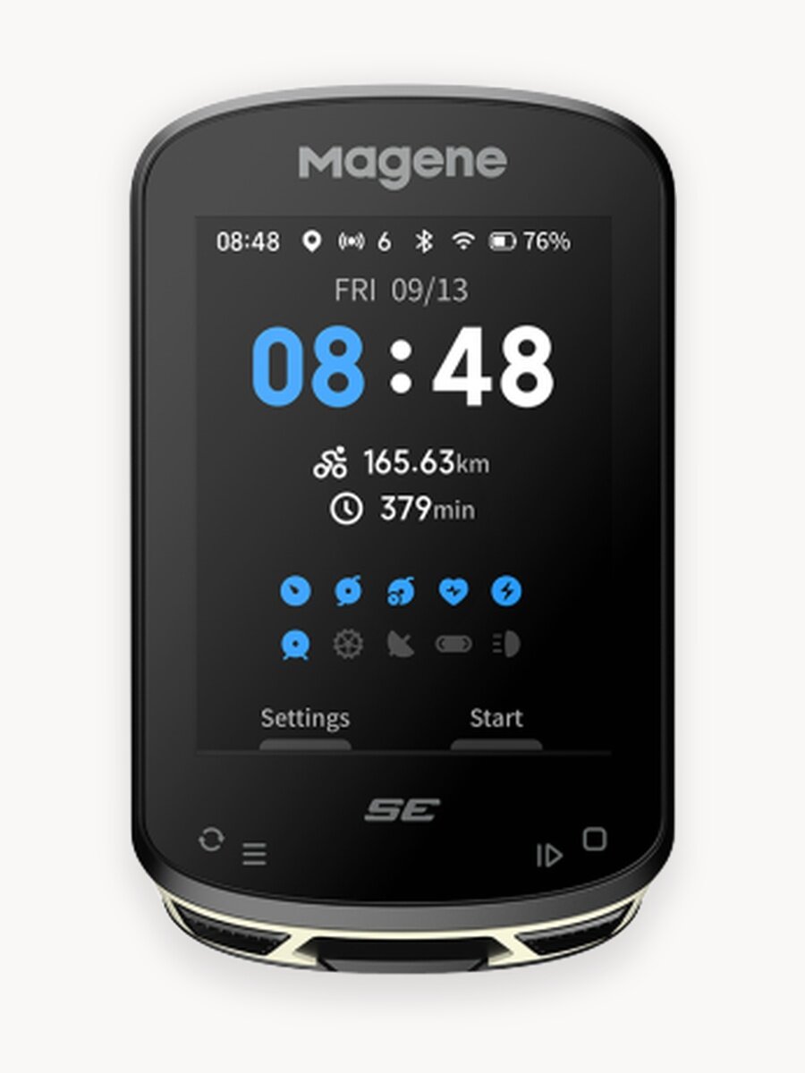 Беспроводной GPS велокомпьютер Magene C506SE, крепление на руль, IPX7, черный