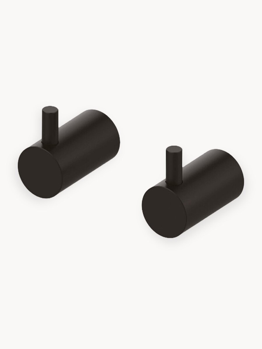 Комплект одинарных крючков IDDIS Petite PET2SB3i41 сплав металлов черный матовый