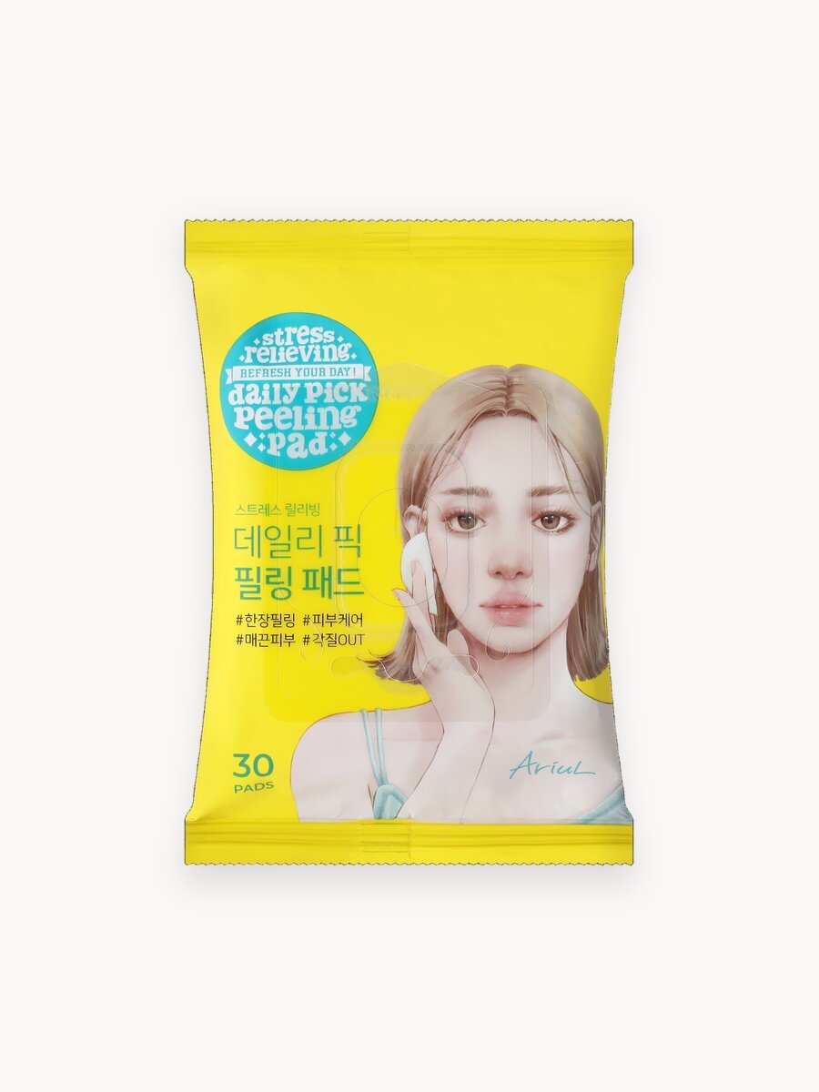 Ariul пилинг-пэды Stress relieving daily pick peeling pad 30EA