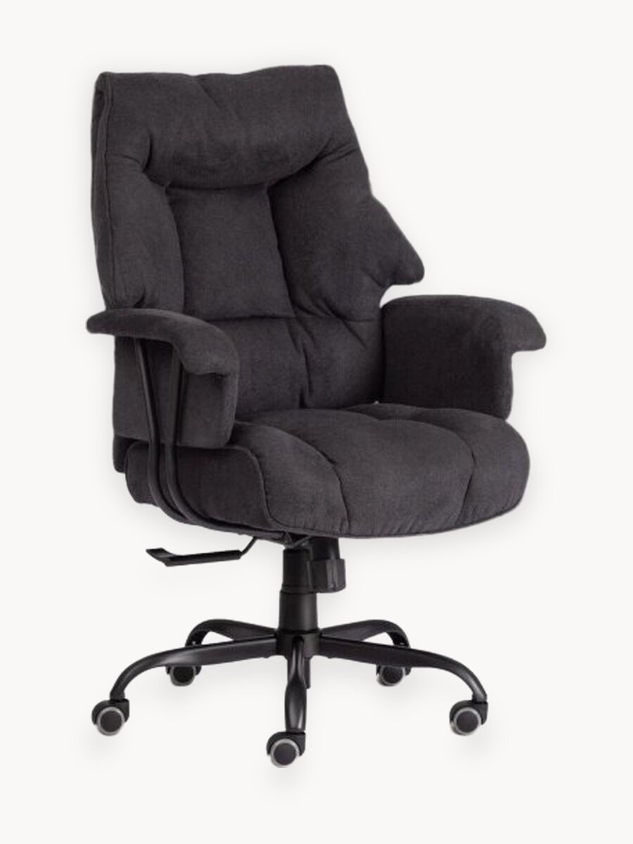 Кресло офисное Tetchair BROOKLYN, ткань, черный