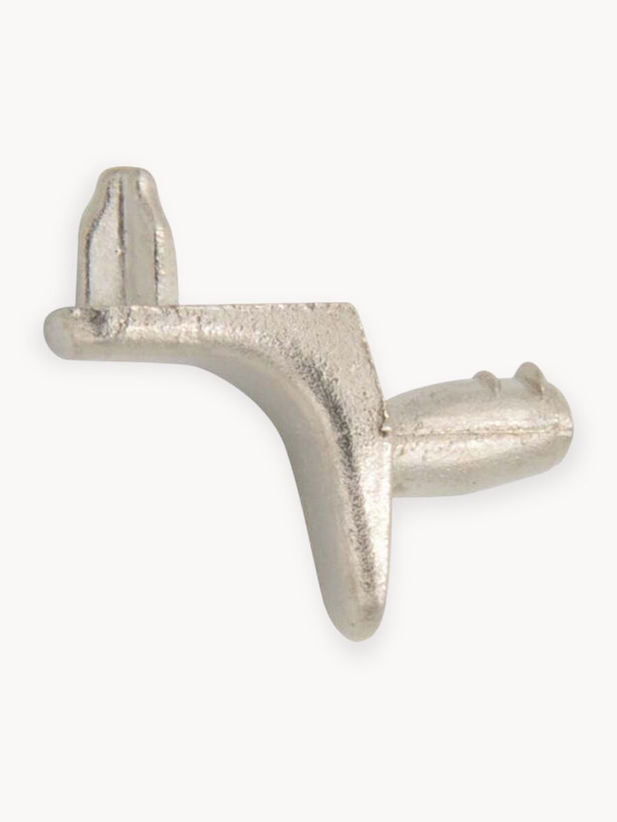 Полкодержатель с фиксатором упором для деревянных полок - 8 шт