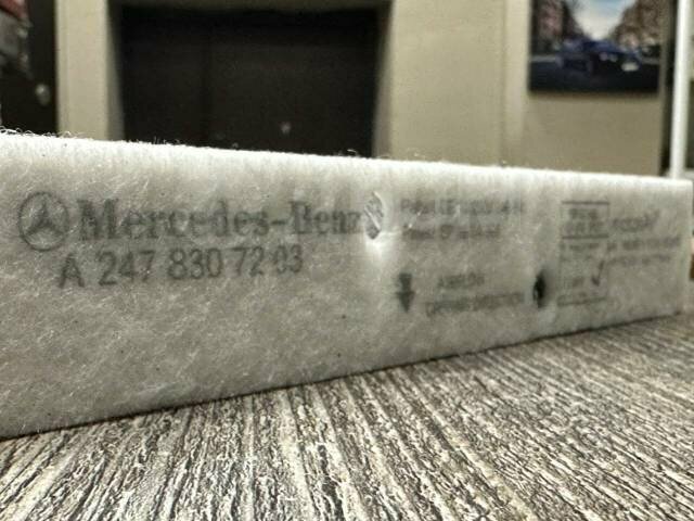Салонный фильтр MERCEDES, мерседес, артикул A2478307203