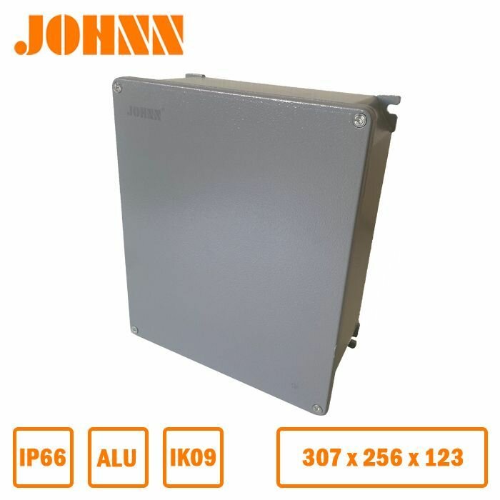 Алюминиевый корпус GW для РЭА, 307х256х123 мм