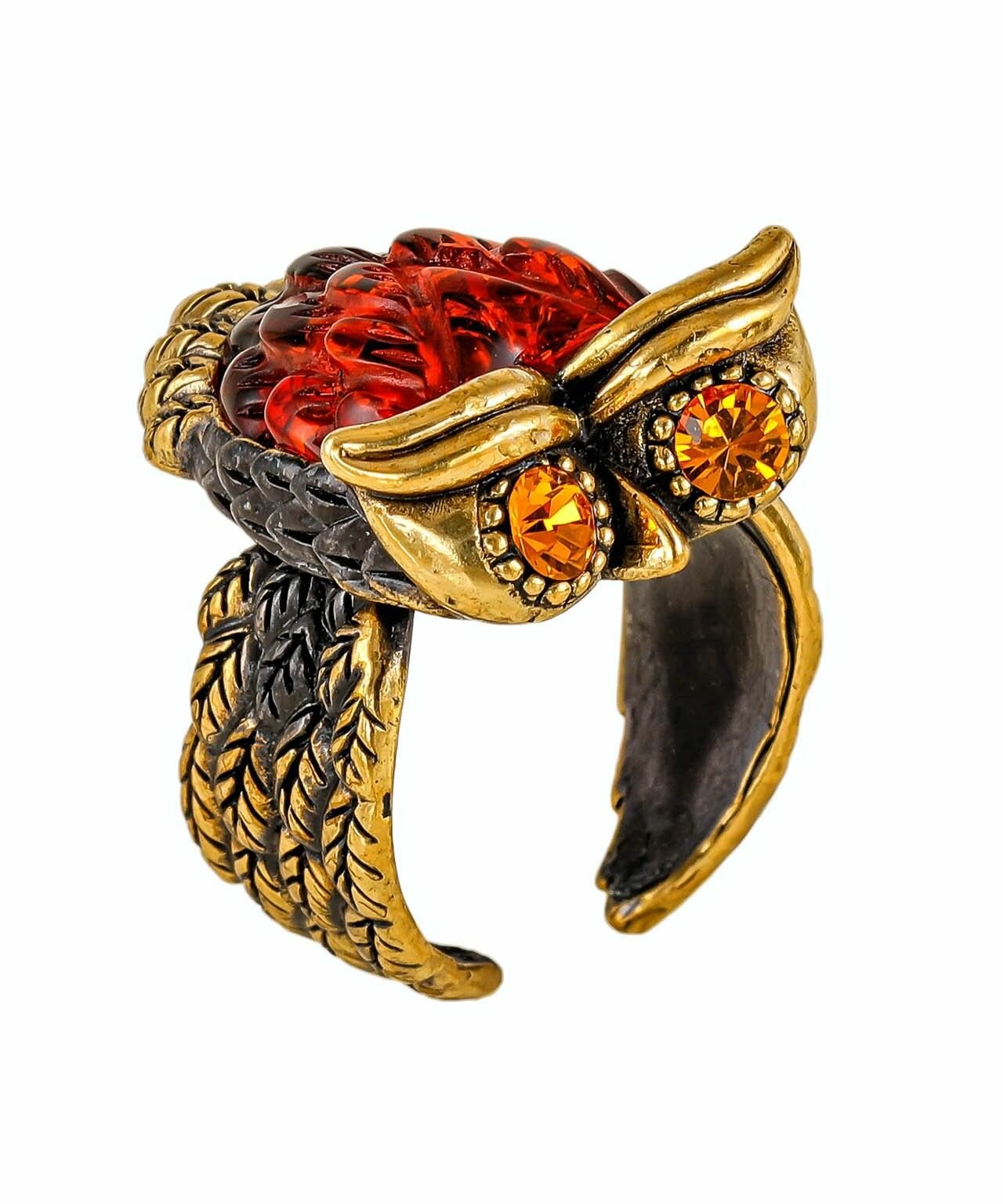 Кольцо, янтарь