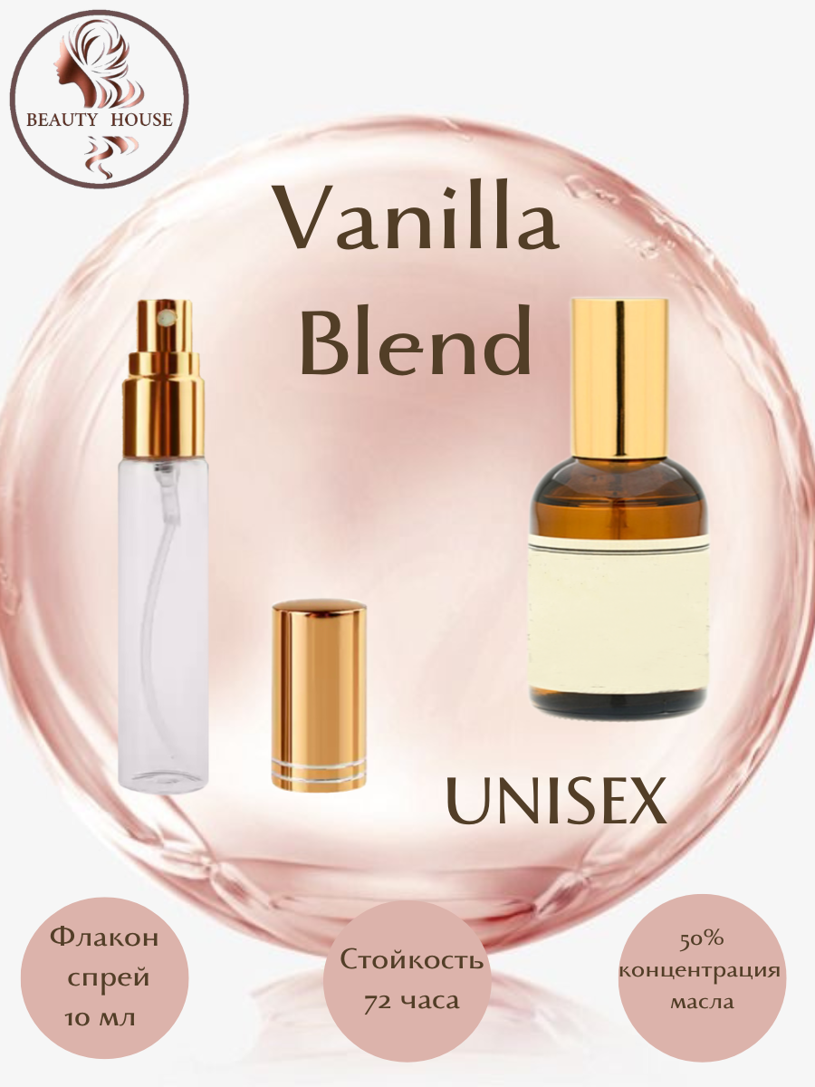 Духи масляные Vanilla Blend масло спрей 10 мл унисекс, восточные, гурманские