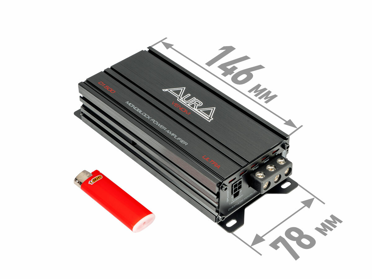 Одноканальный усилитель Aura VENOM-D1.500 ULTRA
