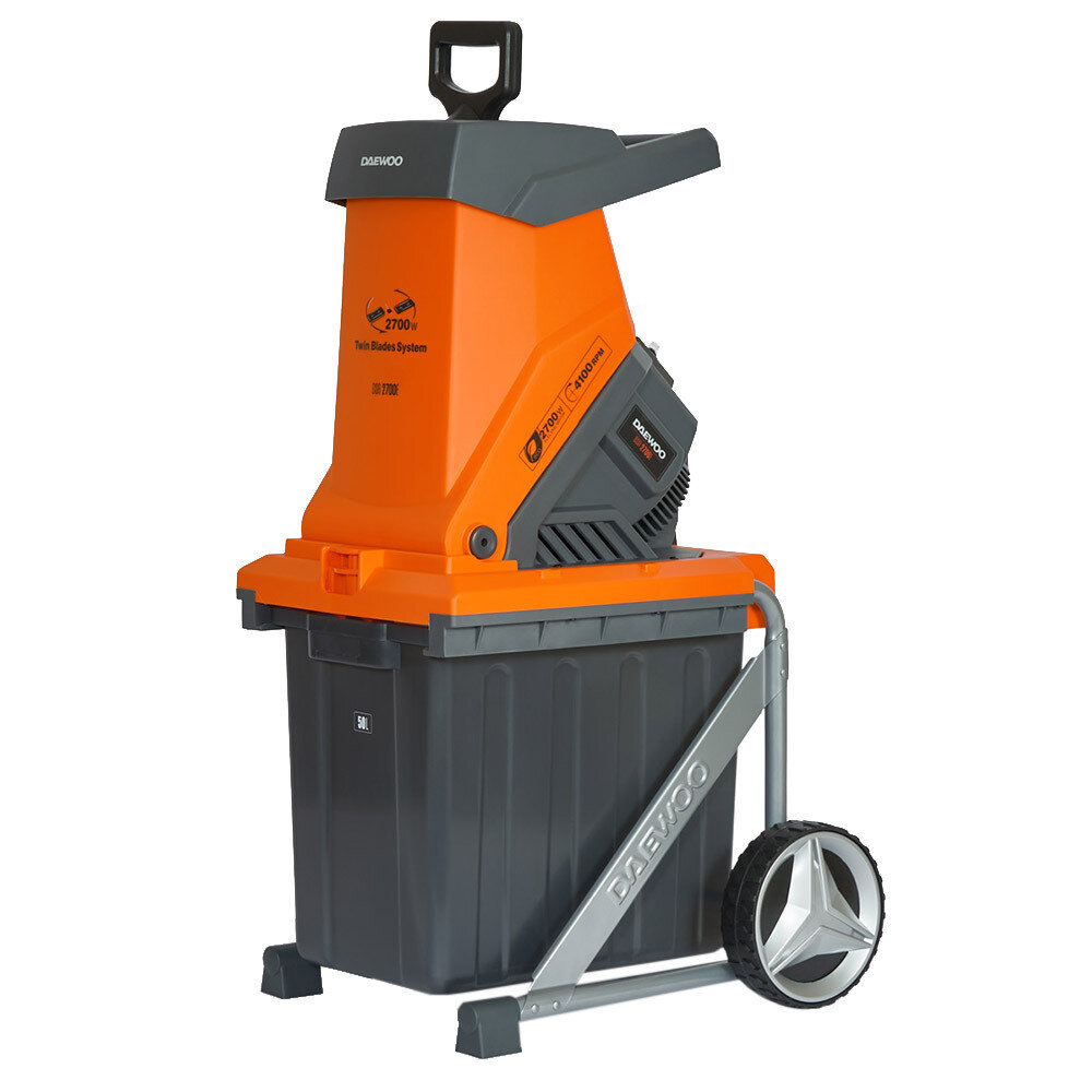 Измельчитель садовый электрический ручной Daewoo 2,7 кВт (DSR 2700E)