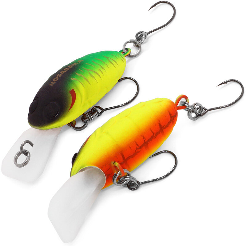 Воблер Kosadaka Crankin Pupa XD 35F, плав, 35мм, 2.6г, 0.9-1.8м, цв. MHT