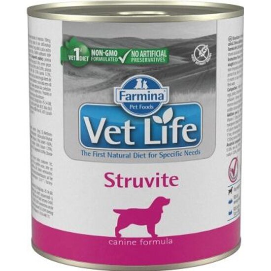 Корм Farmina Vet Life Struvite (паштет) для собак при МКБ струвитного типа, 300 г