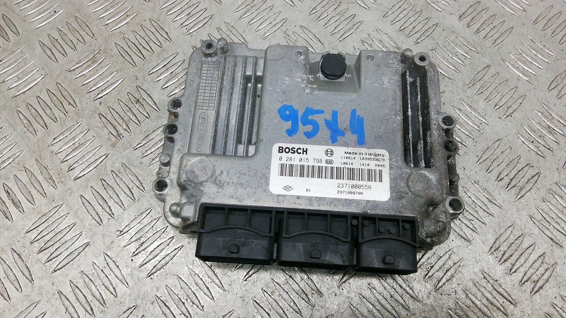Блок управления двс RENAULT MEGANE 3, Номер 0281015798, 237100055R