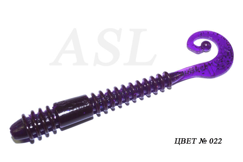 Силиконовая приманка ASL "Джим" цвет №022, L-5см (2"), 12шт/уп