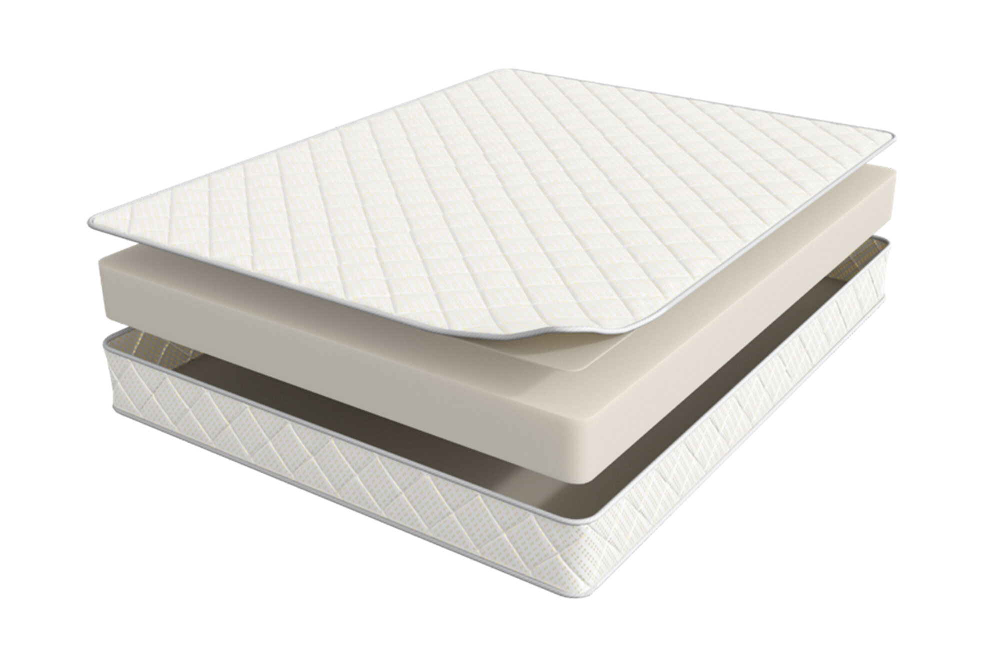 Матрас Нонтон Тивина, 160x200 см, беспружинный, жаккард / синтепон