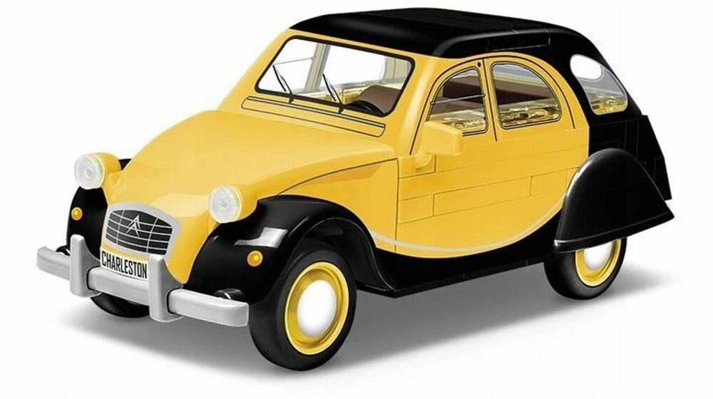 Конструктор пластиковый Cobi Citroen 2CV Charleston 1980 - Сборная модель Ситроен - 85эл. - Коби 24512