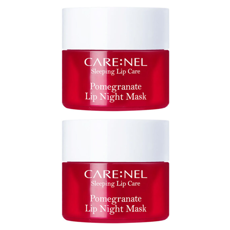 Маска для губ ночная, с гранатом CARENEL, Pomegranate Lip Night Mask, 23 гр, 2 шт