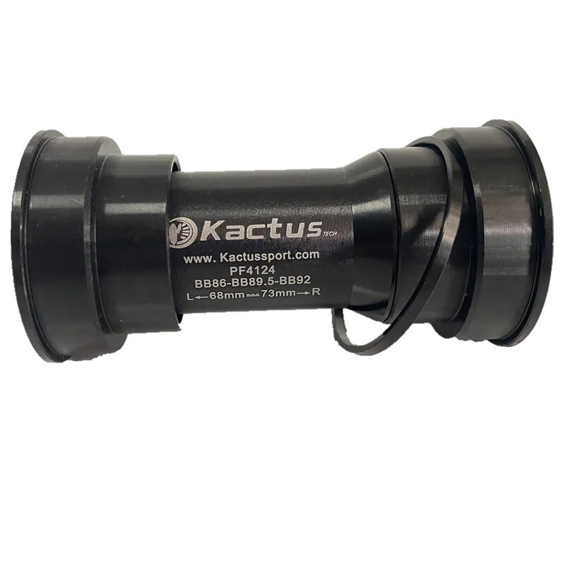 Каретка KACTUS PF4124 Press Fit BB86/BB92/BB90 черная