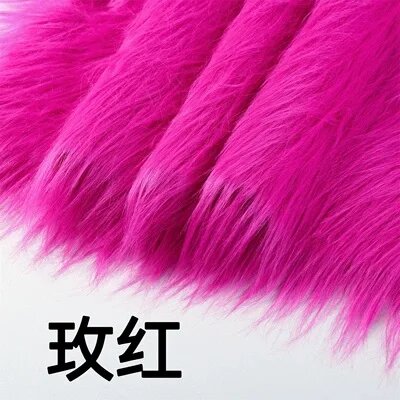 Парча из искусственного меха кролика SMTA 180*50/180*100/50*50 см Розовый, 50x180cm, ywsb056