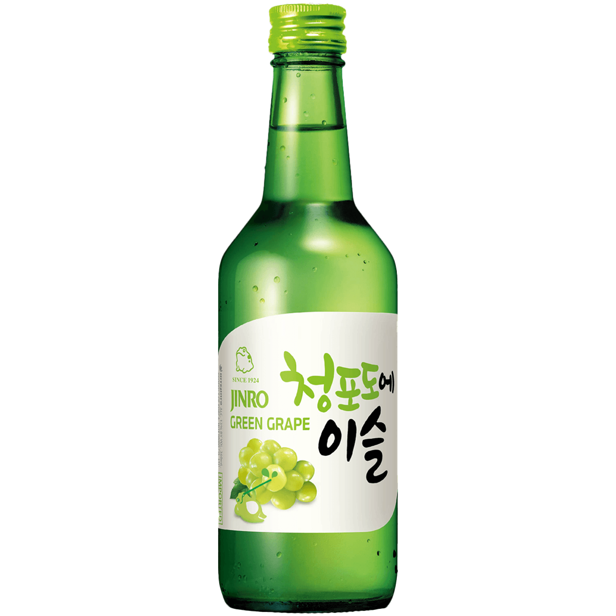 Соджу Jinro Green Grape Soju со вкусом винограда, 0,36 л, 13%
