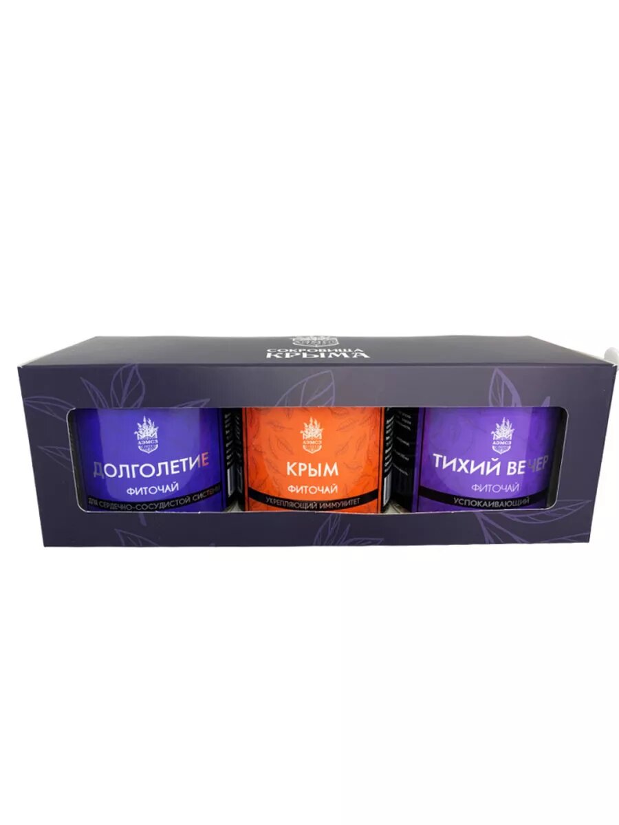 Набор чая Долголетие, Крым, Тихий вечер 150 г