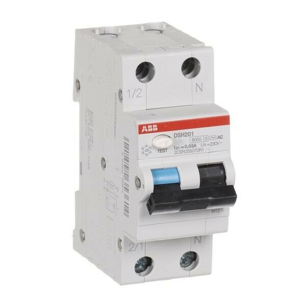 ABB Выключатель автоматический дифференциальный (АВДТ) DSH201 1п+N C20А 30мА тип АС Оригинал, Италия