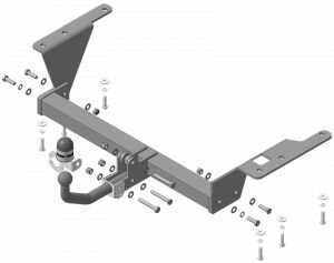 Фаркоп с эл-кой Smart для Honda CR-V 2006-2012 (оцинк. Шар)(паспорт и сертификат в комплекте) 90805-A. Motodor