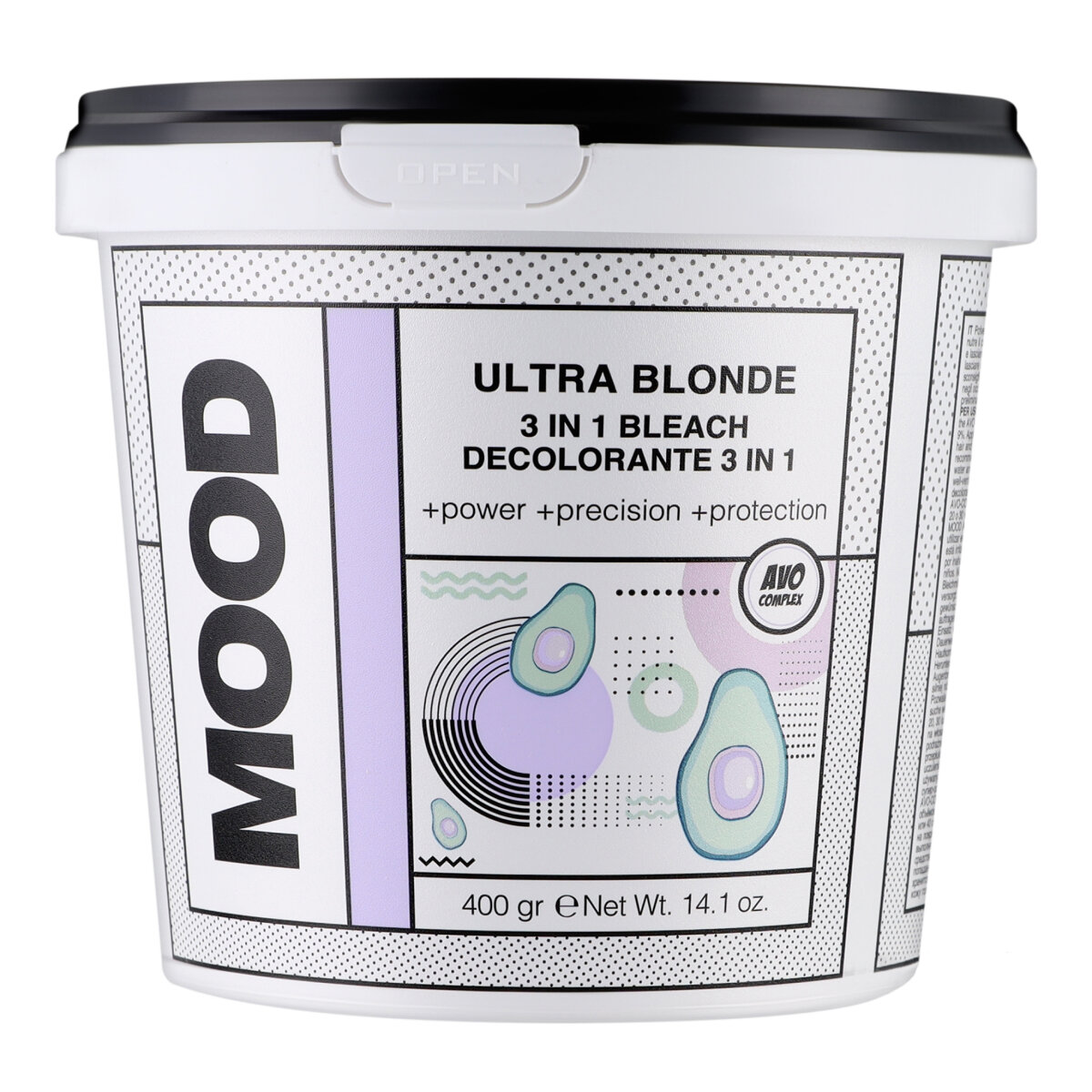 Осветляющий порошок для волос 3 в 1 Mood Ultra Blonde, 400 гр