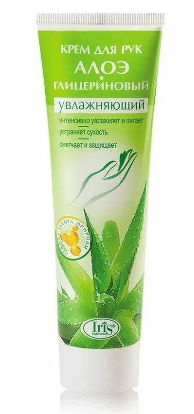 Iris cosmetic Крем для рук Алоэ-глицериновый, 100 мл