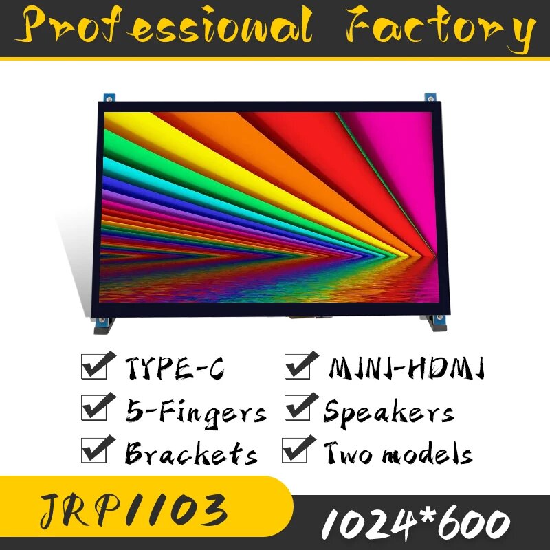 KEPIFO 10.1" ЖК-монитор для Raspberry Pi JRP1103-DCT