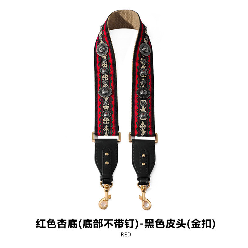 Ремень Ma Huangshi MHS-F-64, для седельной сумки, кожаный, с заклепками