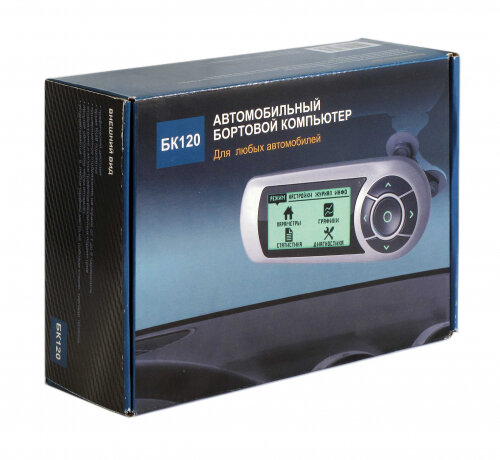 Автомобильный бортовой компьютер Вымпел БК -120 3-х цветн. подсв, универсал. для любых автo