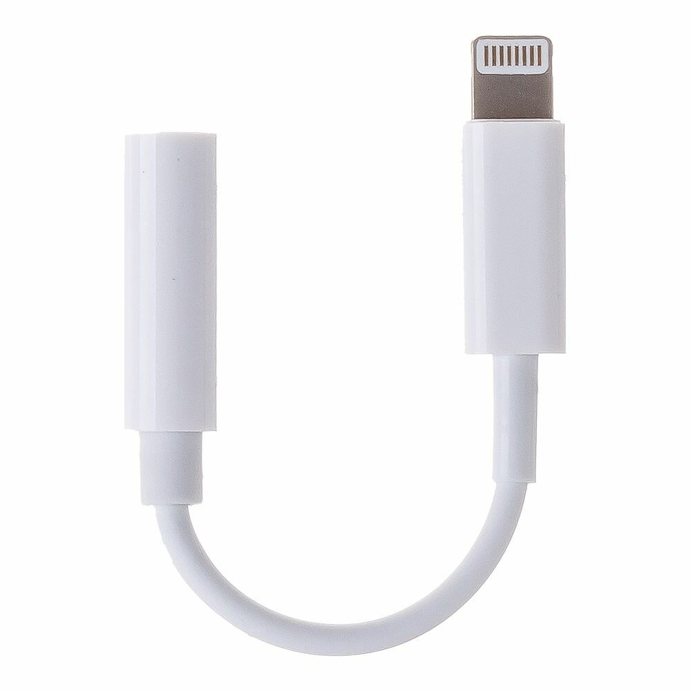 Переходник для наушников AUX Lightning 8 pin на 3.5 мм. minijack (коробка)