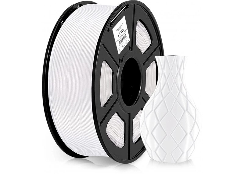 Пластик для принтера 3D Cactus CS-3D-PETG-1KG-T-WHITE PETG d1.75мм 1кг 1цв.